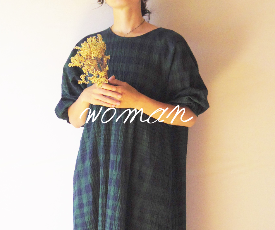 優しく包み込んでくれるラグランスリーブワンピース - mkko~made in japan~